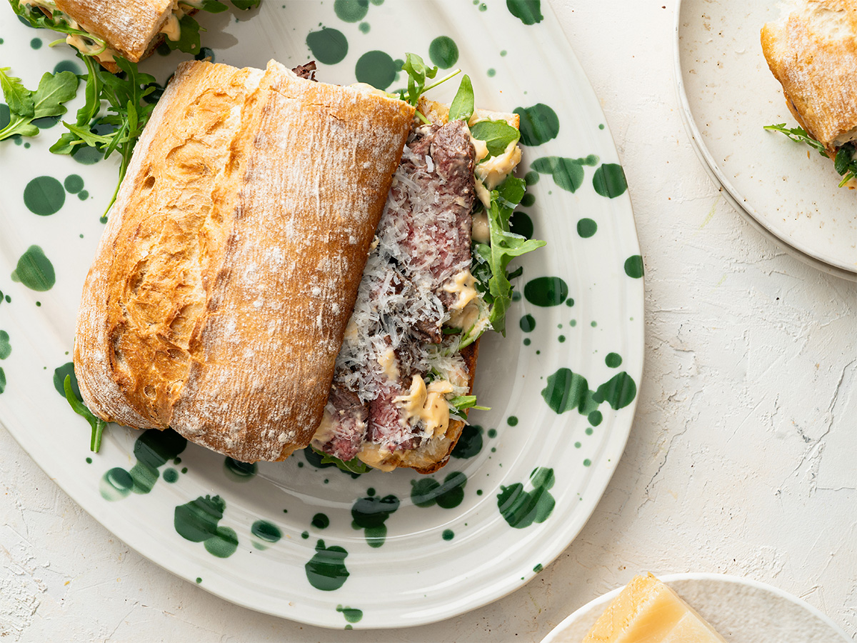 Steâk Sândwich met Spicy Truffle Mayonnaise - Jean Bâton
